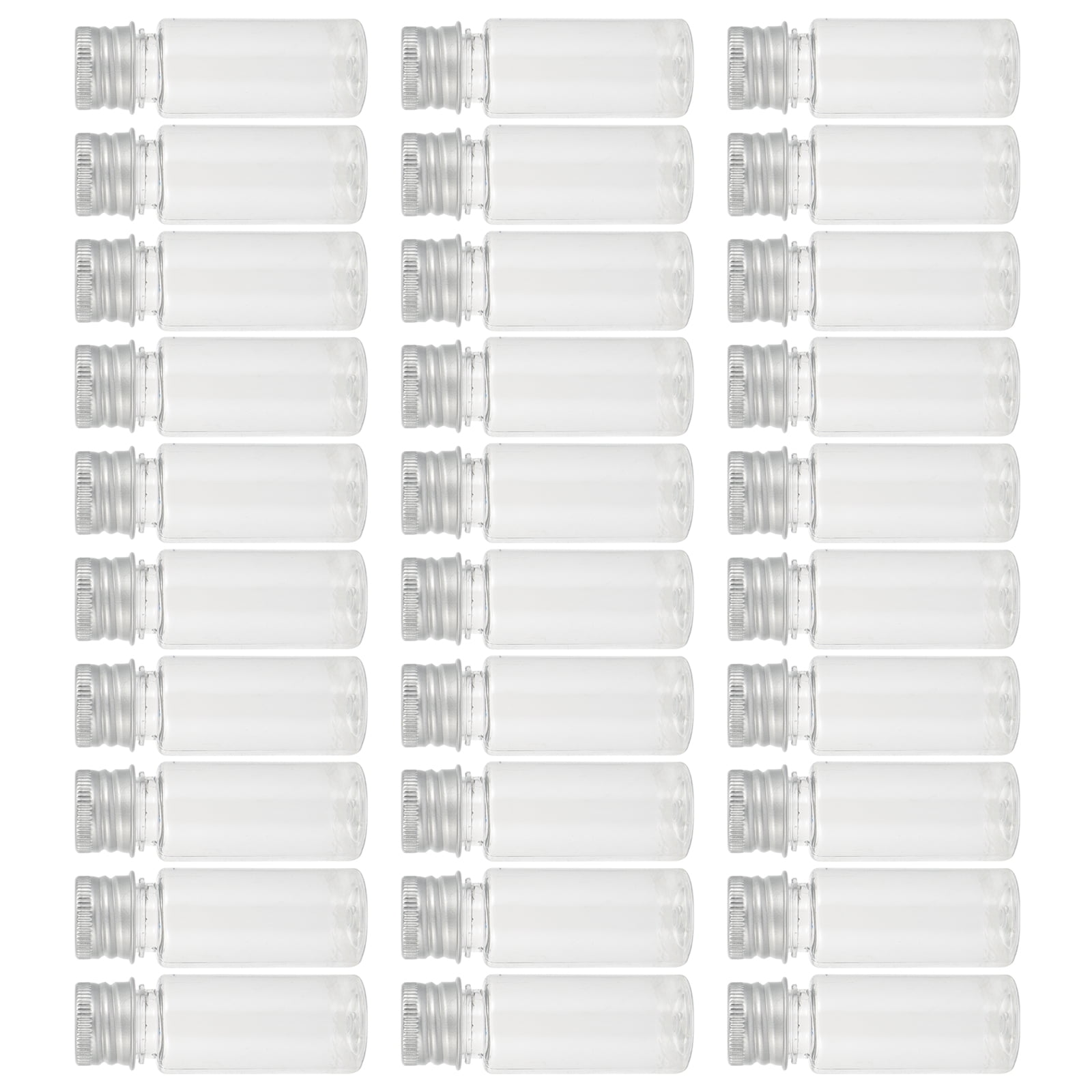 30 Pcs Empty Dispensing Plastic Bottles Transparent Shot Caps Clear ...