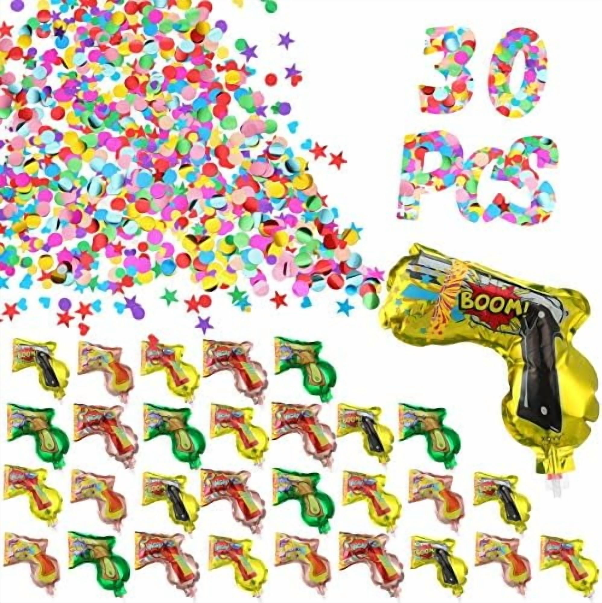 30 Pcs Fireworks Guns Handheld Confetti Poppers Wedding Birthday ...