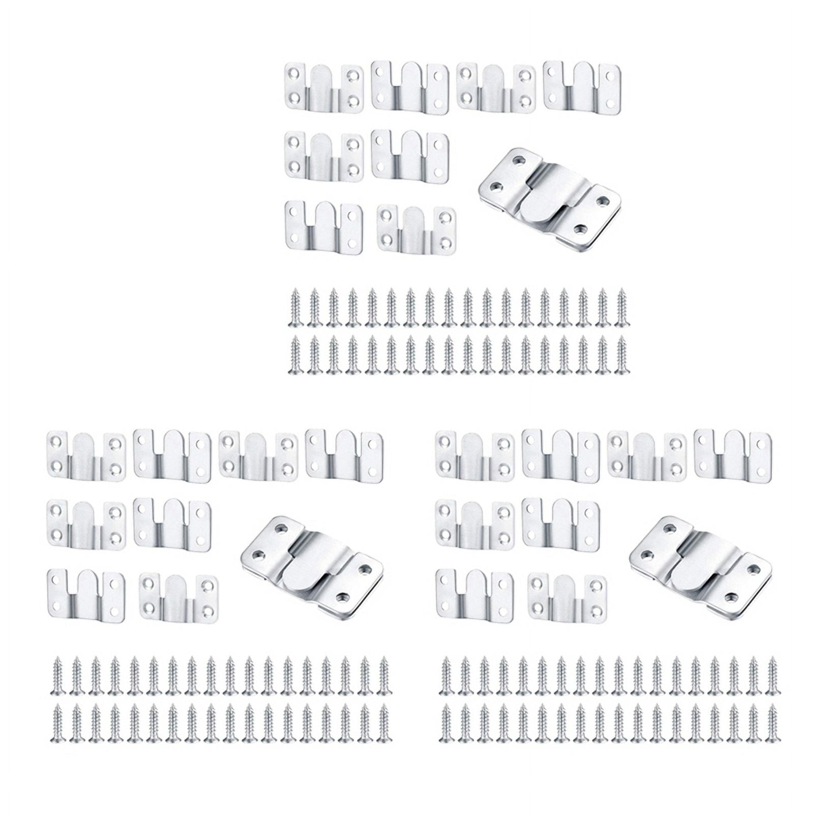 30 Pcs Flush Mount Bracket Interlocking Hang Furniture Connector ...
