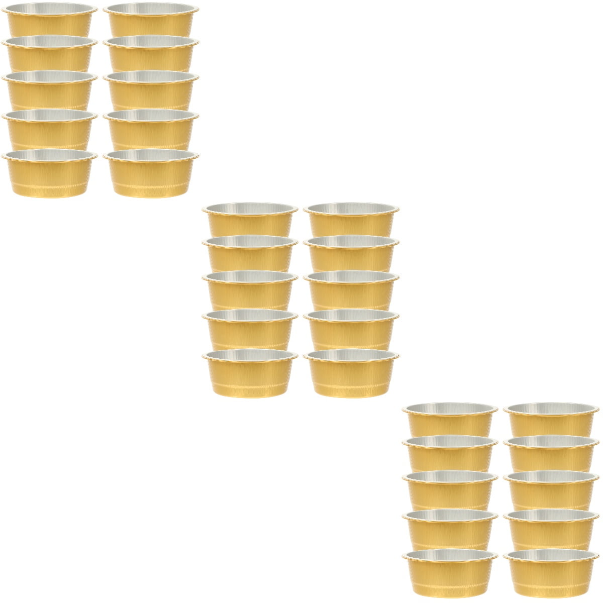 30 Pcs Foil Cake Bowls Mini Dessert Containers Convenient Food Compact ...