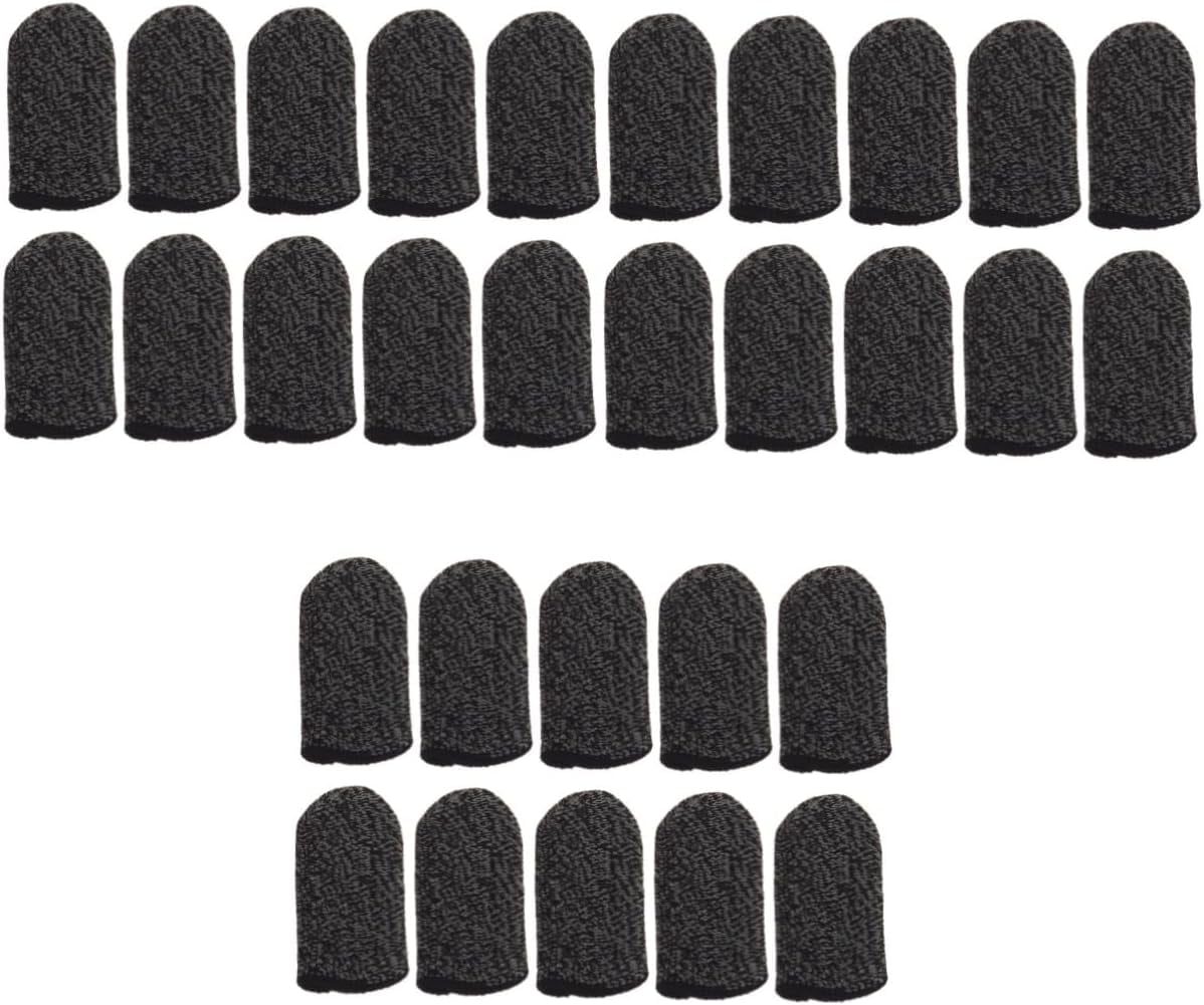 30 Pcs Gaming Finger Sleeve Fingertip Sleeves Thumb Sleeves Thumb ...