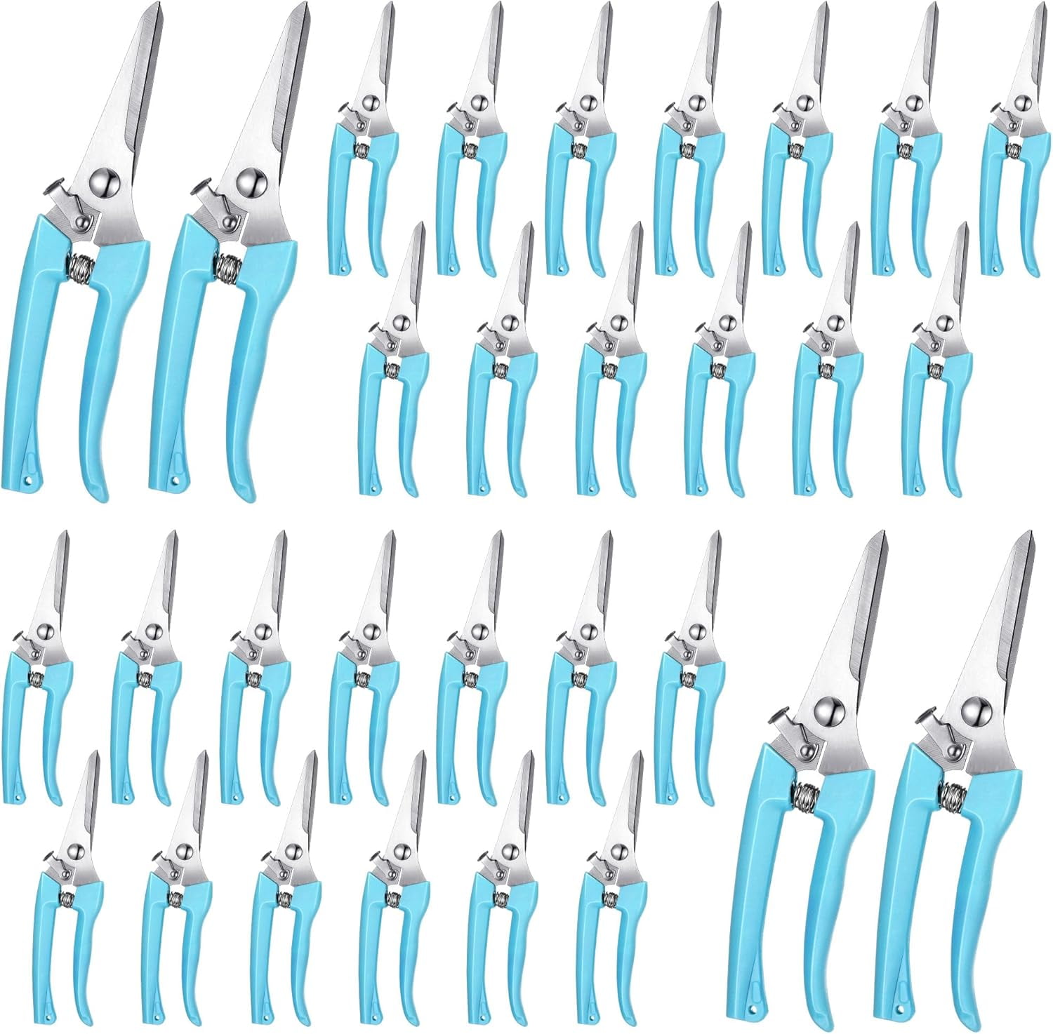30 Pcs Garden Flower Shears Pruning Scissors Heavy Duty Plant Scissors ...
