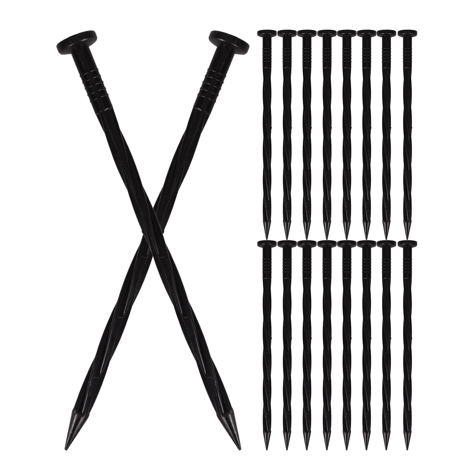 30 Pcs Gardening Nails Edging DIY Stakes Camping Canopy Nail Edging ...