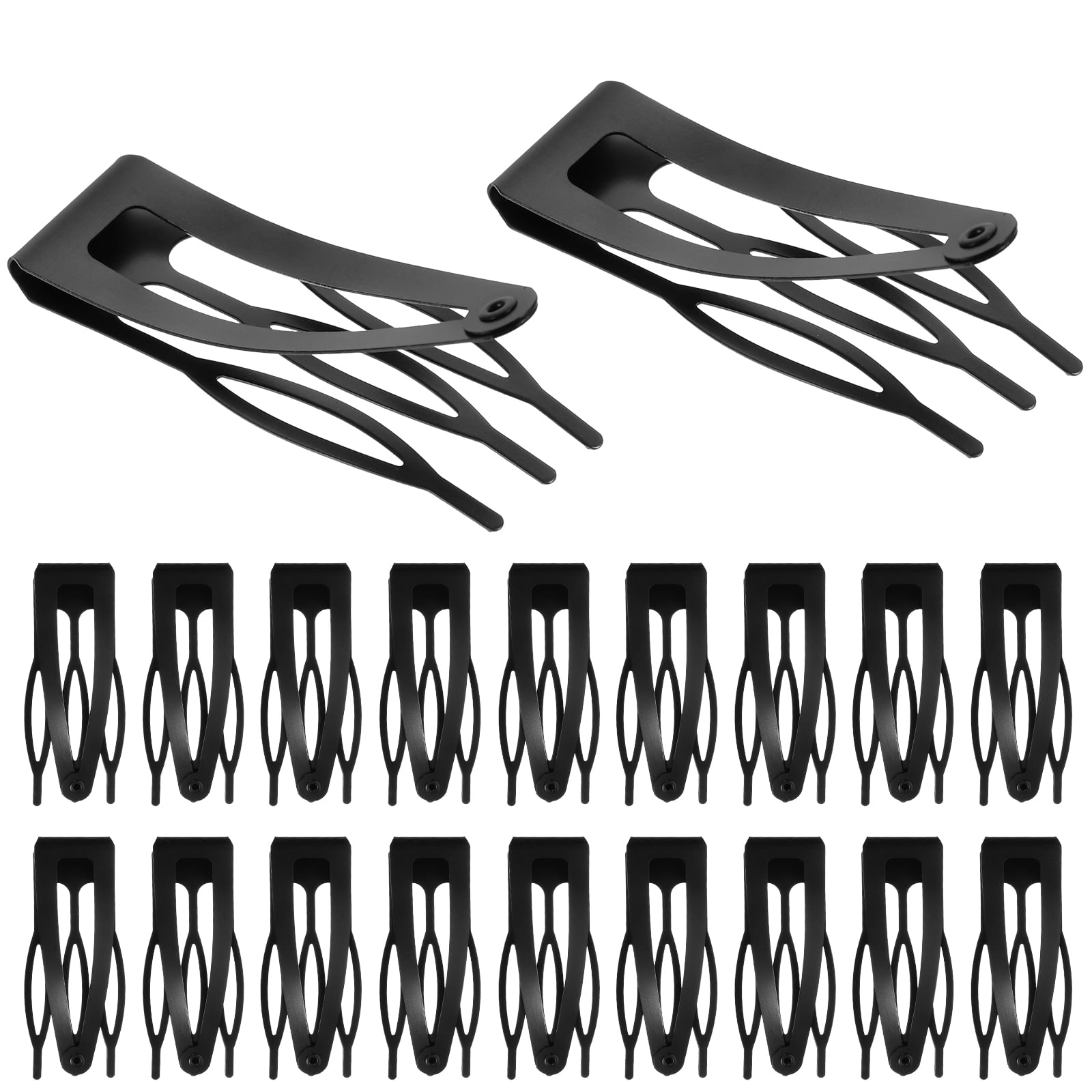 30 Pcs Girls Hair Clips Bobby Pins Black Bangs Snap for Women ...