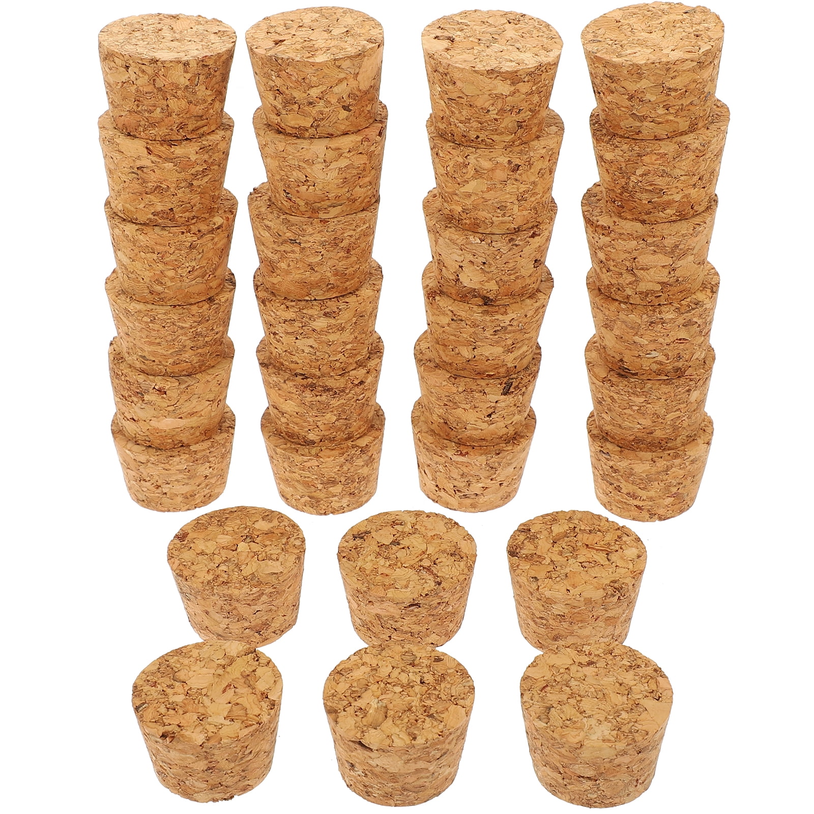 30 Pcs Glass Bottle Cork Beer Corks for Crafts Small Stopper Wooden ...