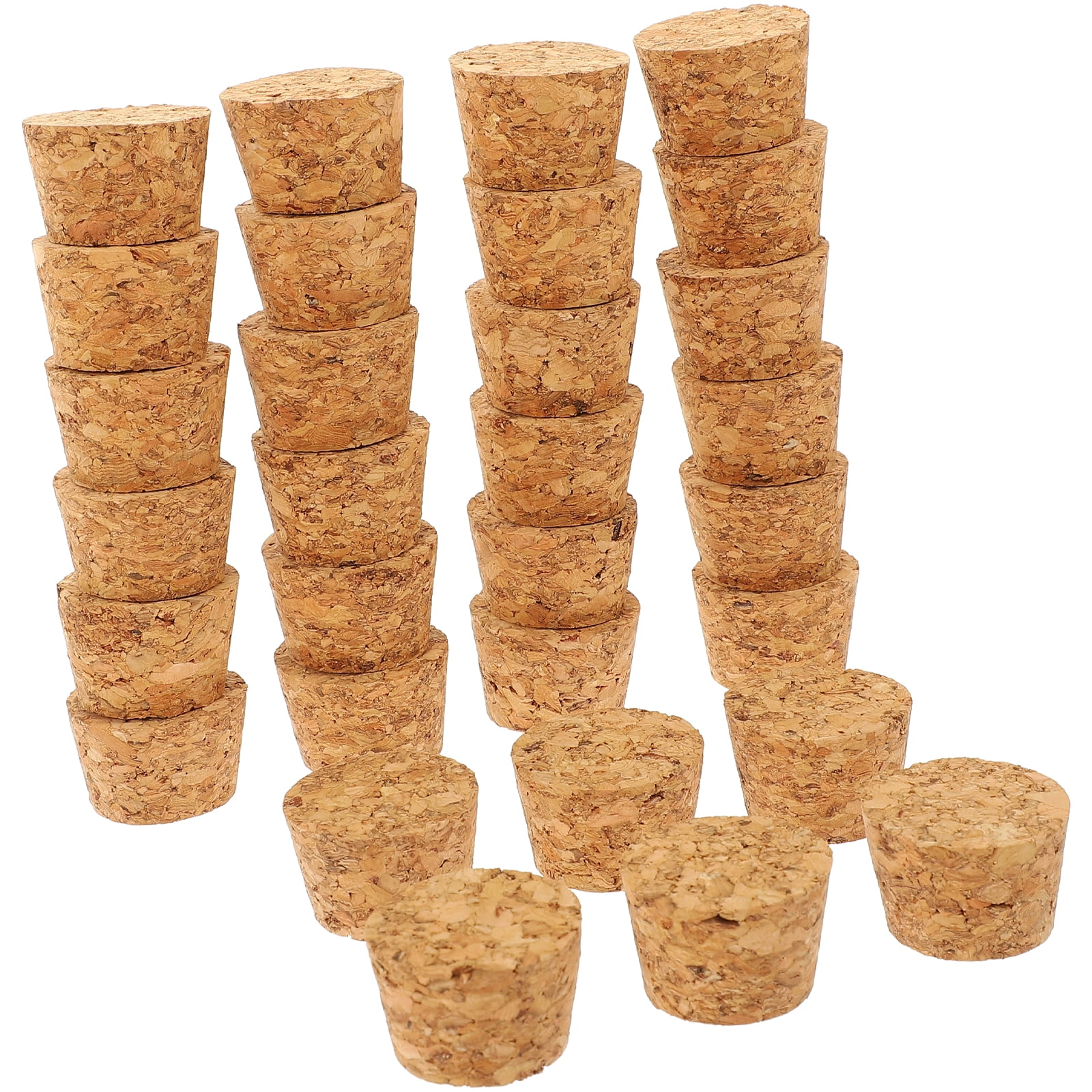 30 Pcs Glass Bottle Cork Decor Cork Stoppers Cork Screwer Cork Bottle Stopper Soft Wood Cork ...