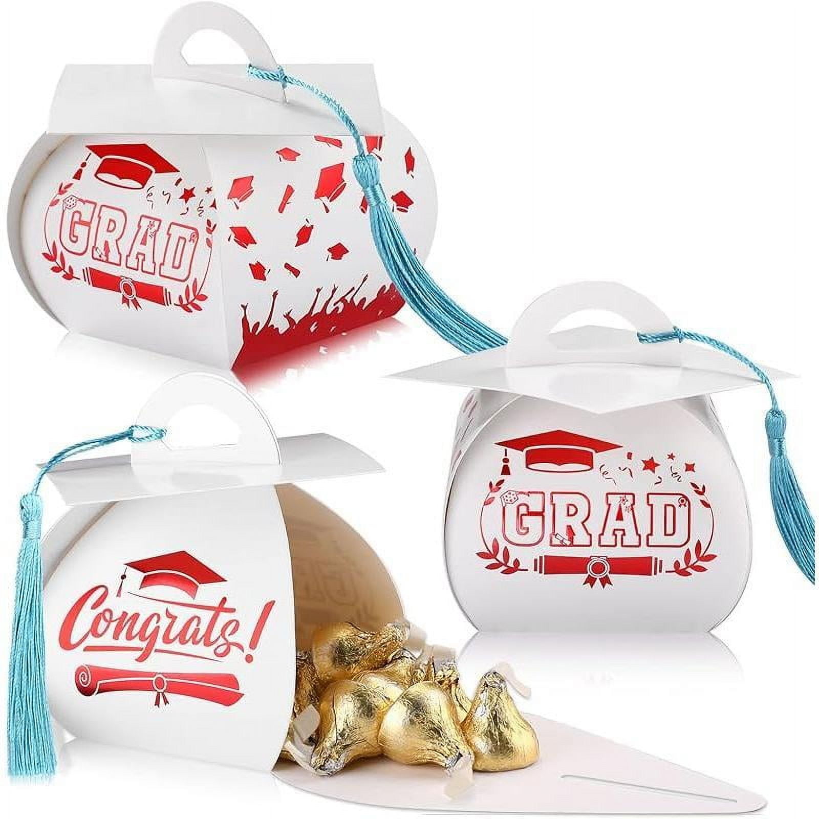 30 Pcs Graduation Cap Gift Boxes Graduation Decorations Class of 2025 ...