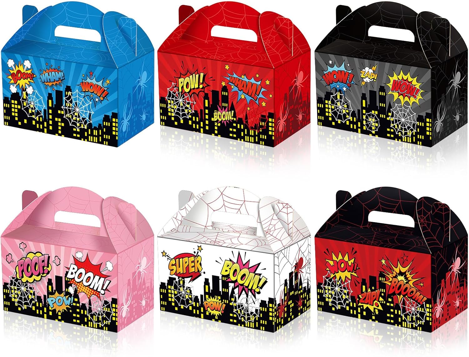 30 Pcs Halloween Hero Party Favors Skyscraper Decor City Hero Birthday ...