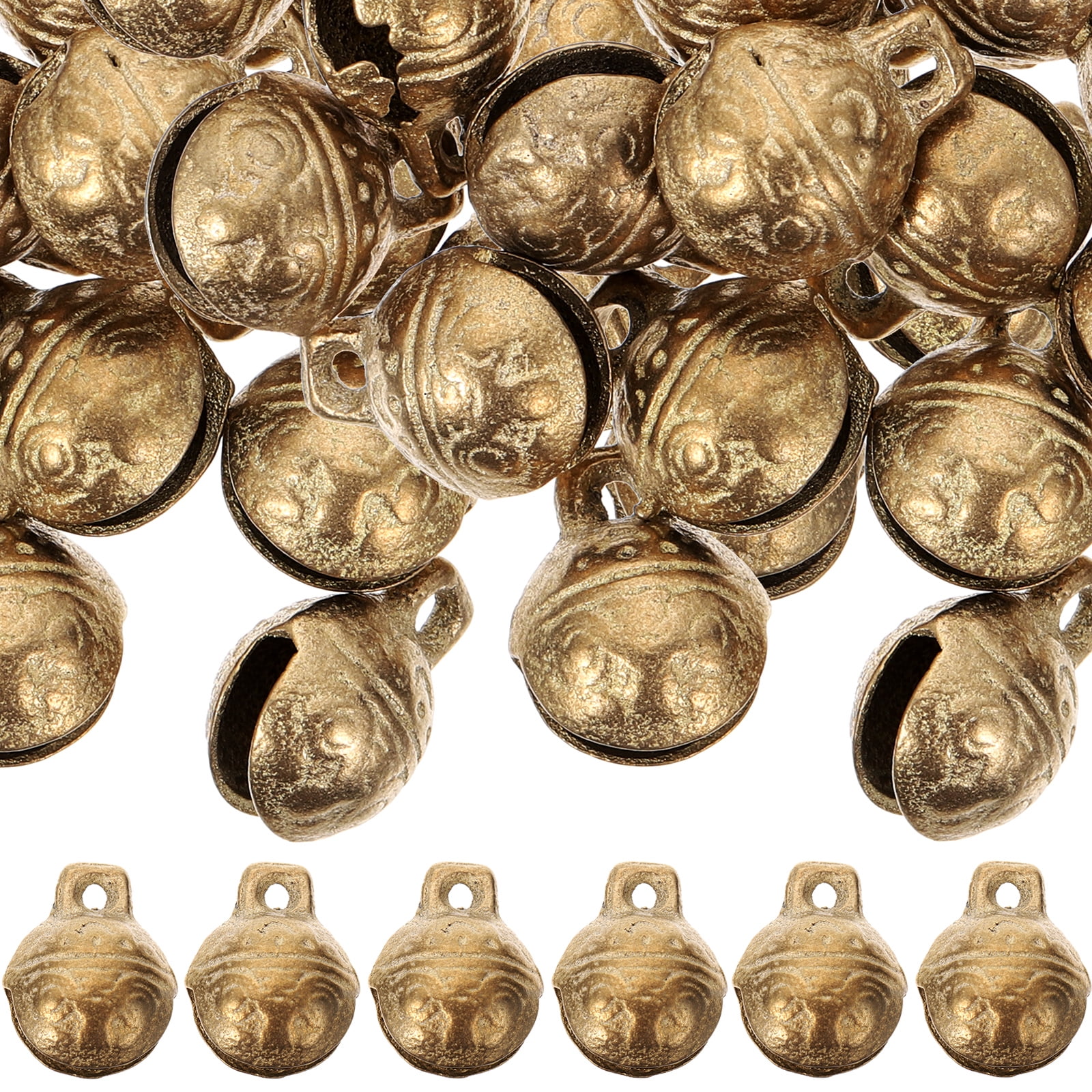 30 Pcs Hand Bell Pure Copper Decorative Bell Pet Collar Bells 2X1.6cm - Walmart.com