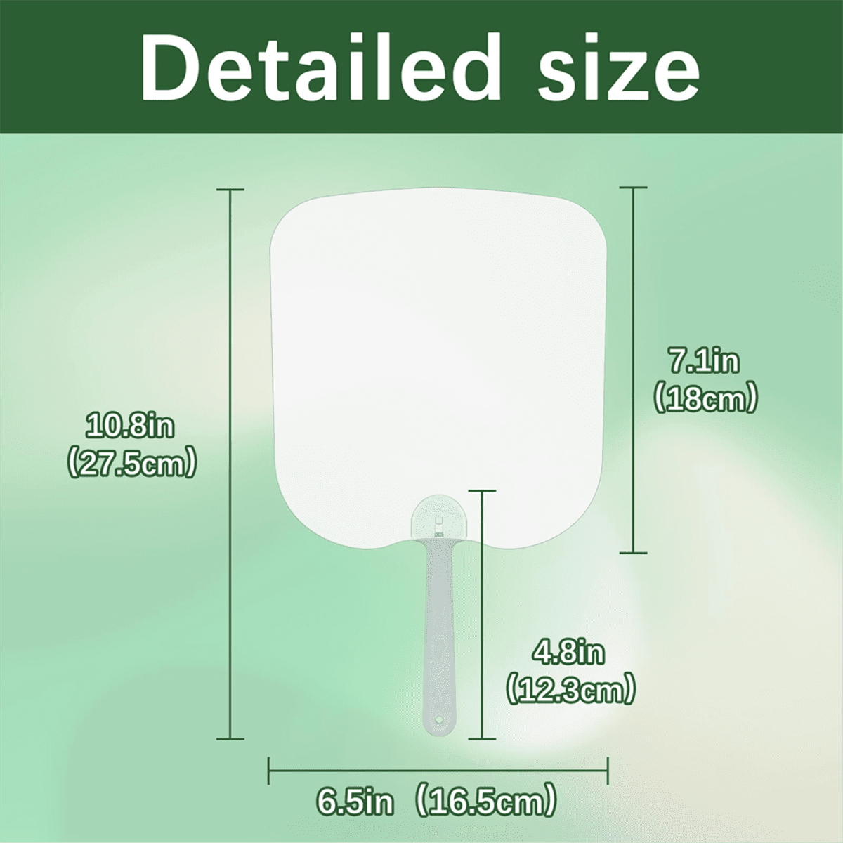 30 Pcs Handheld Set,Sublimation Fans Blank Double-Sided Sublimation ...