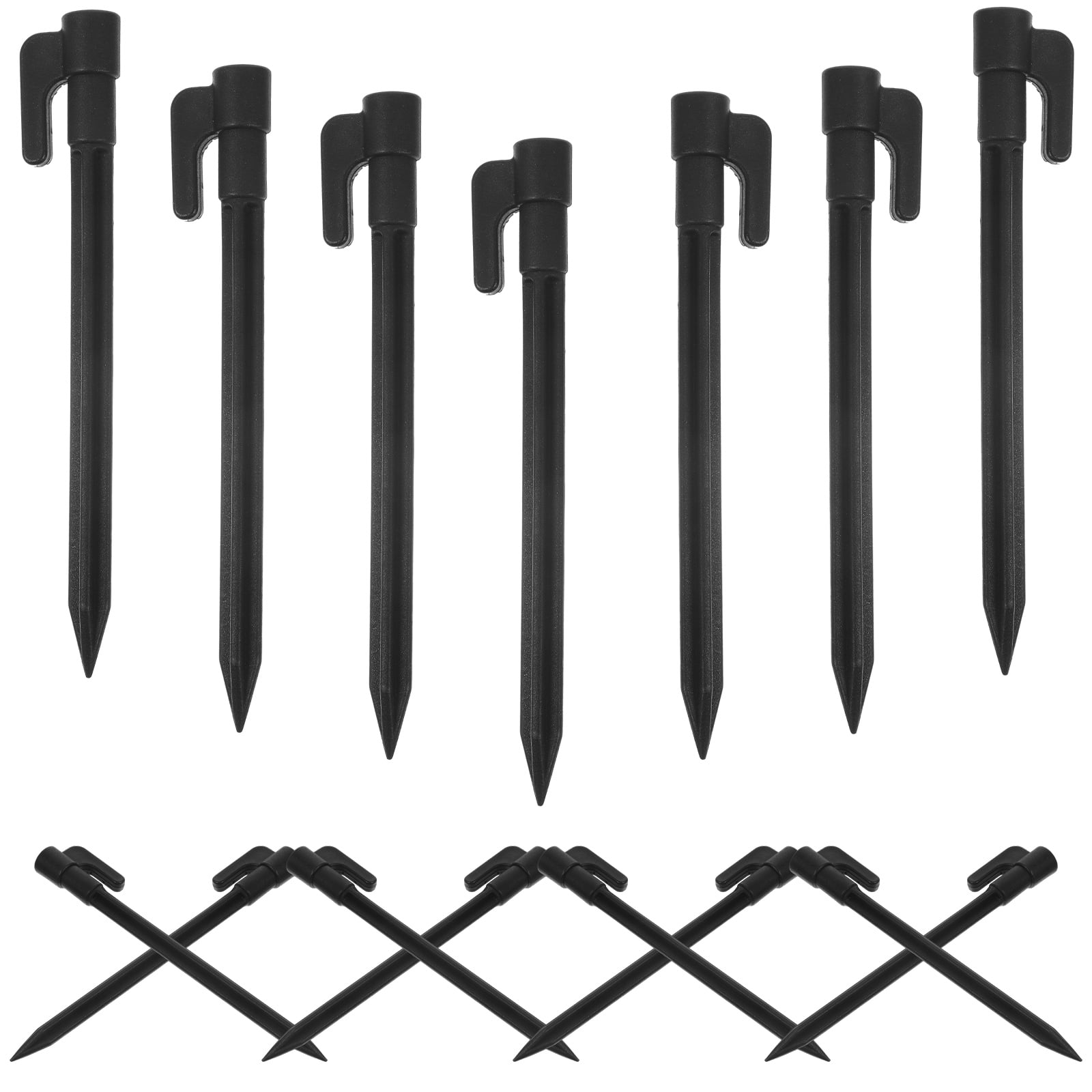 30 Pcs Heavy Duty Stakes for Lawn, Camping, Decoration Poles, and ...