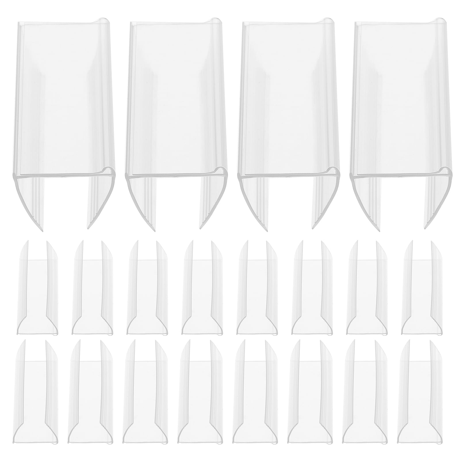 30 Pcs Holders Wire Shelving Label Shelf Clothing Store Shelves Man ...