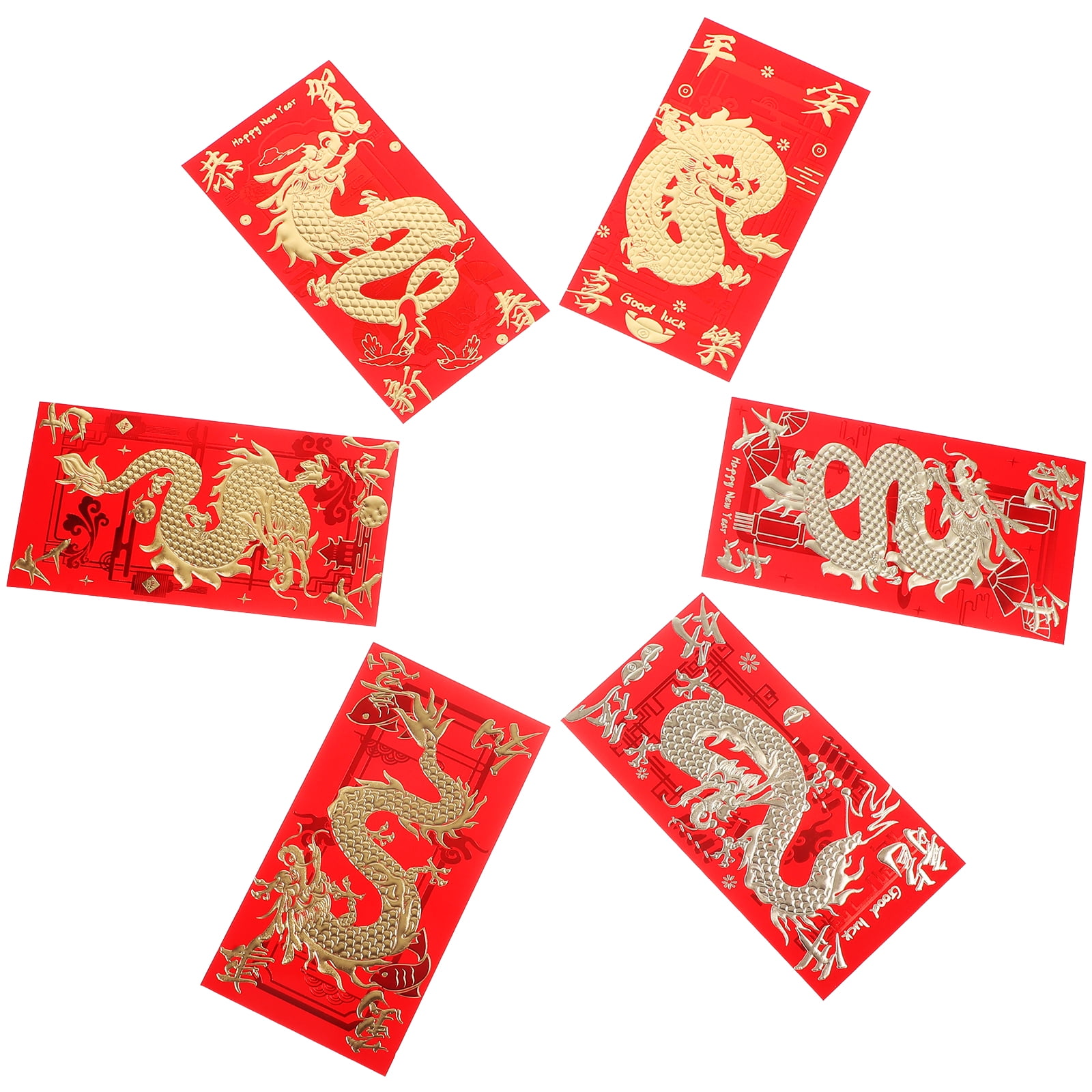 30 Pcs Hot Stamping and Thickening Wedding Red Envelope Bag Wallet Gift ...
