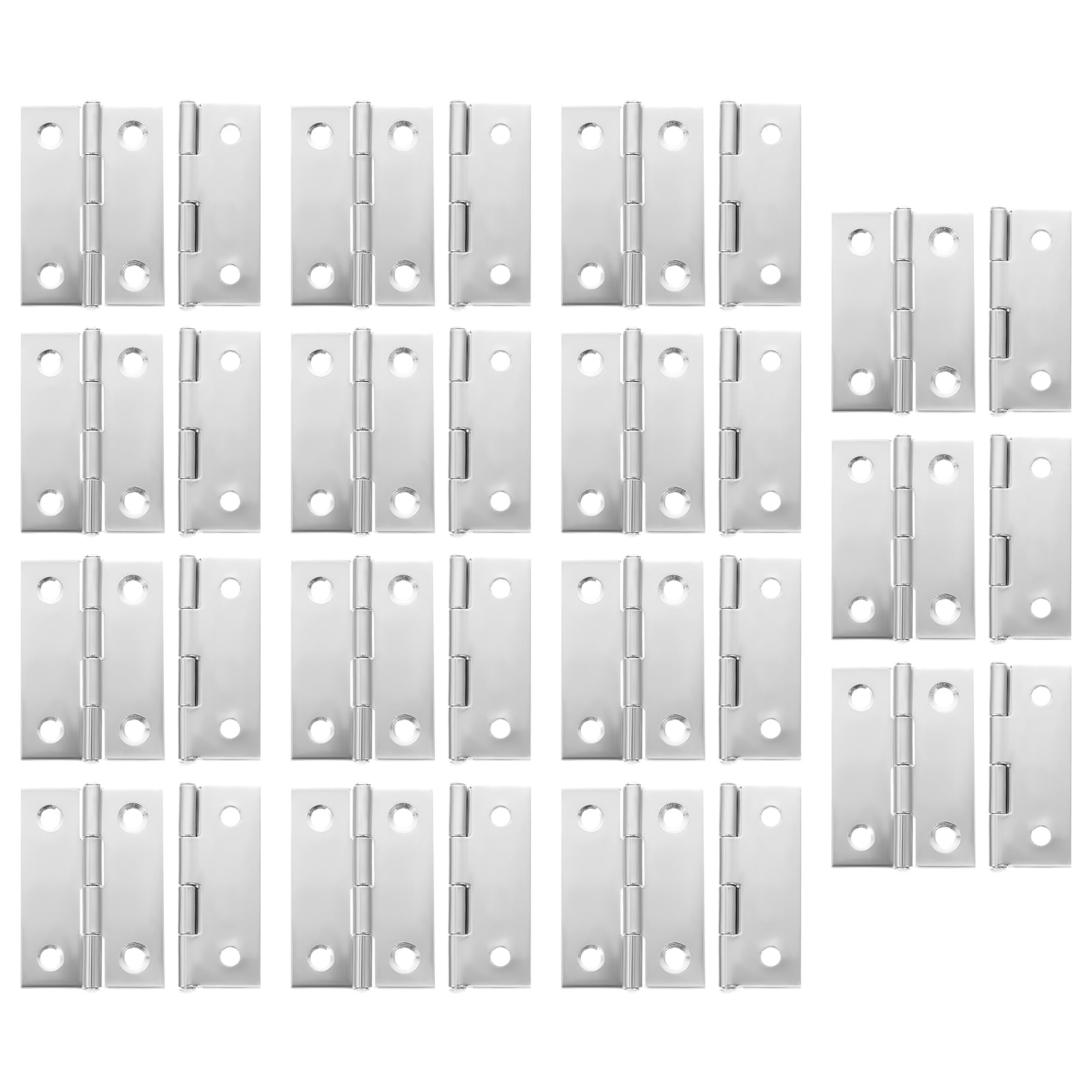 30 Pcs Hr Stainless Steel Hinge Frame Hinges Door Hinges 4.5X3X0.5CM ...
