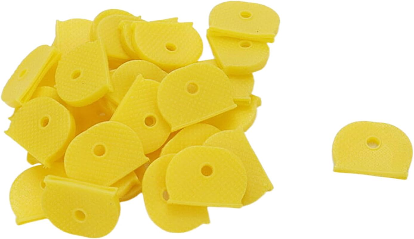 30 Pcs Key Cap Cover Tags Keys Identifier Coding Tags ID Silicone ...