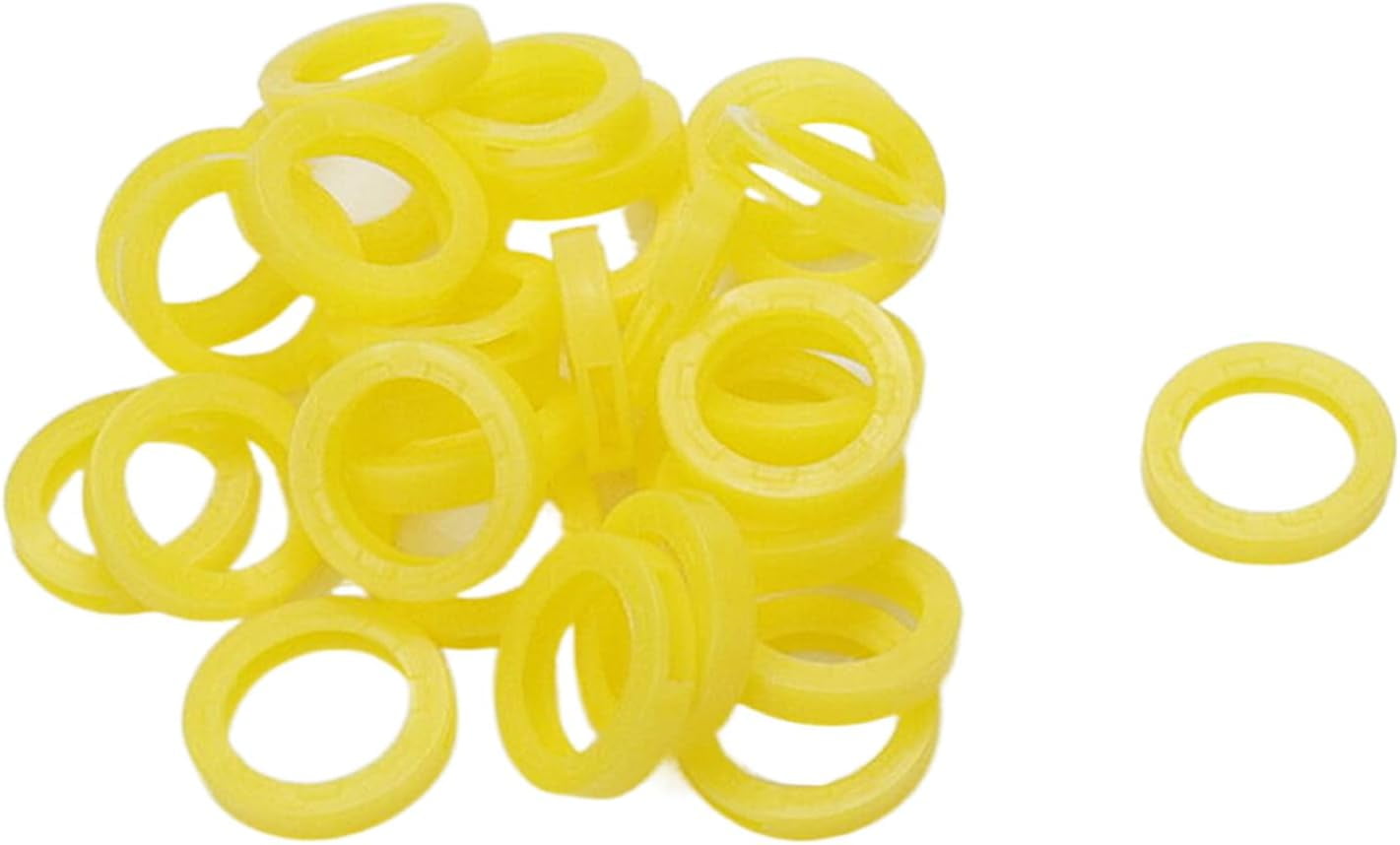 30 Pcs Key Cap Cover Tags Cover Rings Keys Identifier Coding Tags ID ...