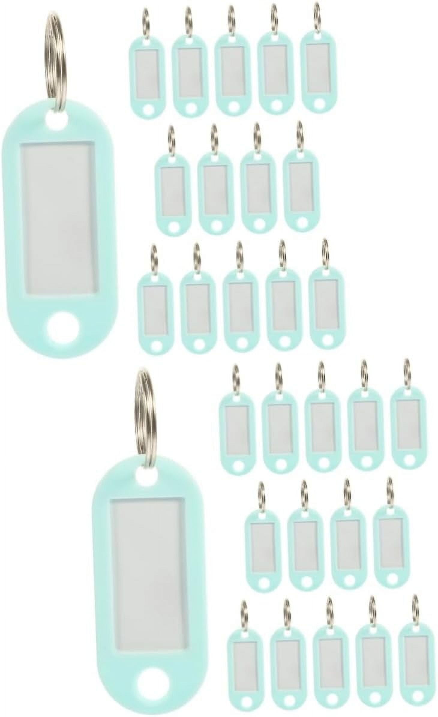 30 Pcs Key Tag Airplane Keychain Car Parts Keychain Blank Labels Key ...