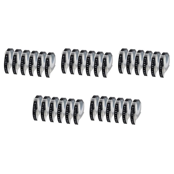 30 Pcs Label Tape Compatible with Embossing Label Tape for Label Maker ...