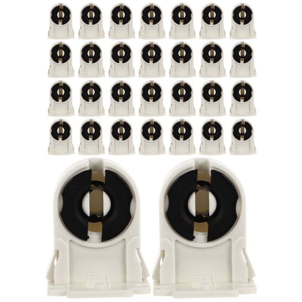 ifundom Fluorescent Lamp Socket Lamp Holder White 30pcs - Walmart.com