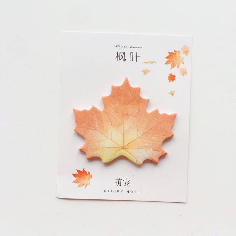 30 Pcs Leaf Sticky notes Planner to do list Planner Take notes messages ...