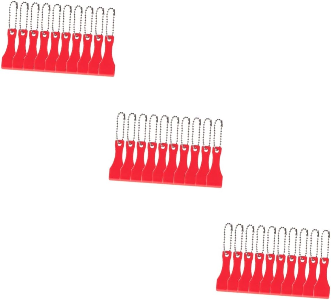 30 Pcs Lottery Scraper Bottle Opener Keychain Vintage Stickers Paint ...