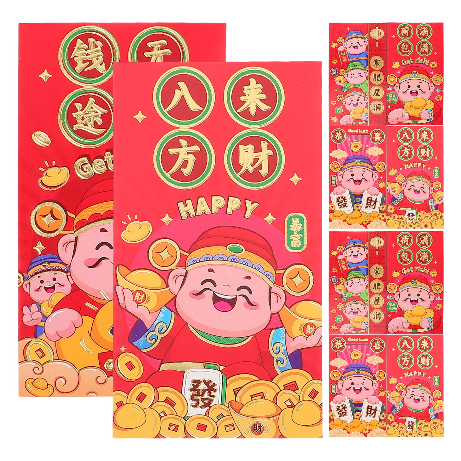 30 Pcs Lunar New Year Red Pocket 2025 Money Bag Spring Festival ...