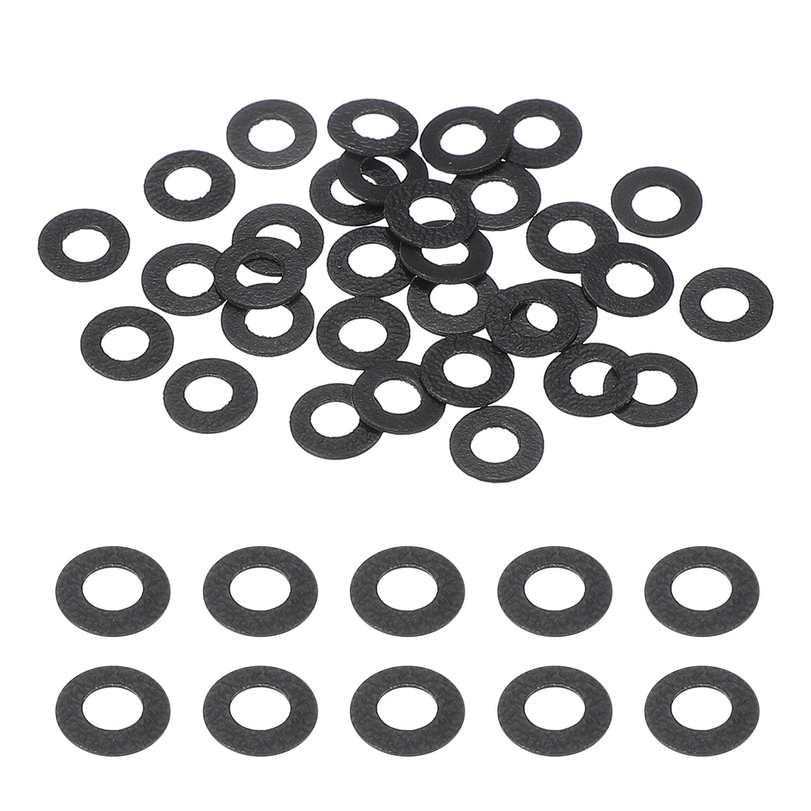 30Pcs M3 Flat Washers 3mm ID 6mm OD 0.5mm Thick Sealing Spacer Gasket ...