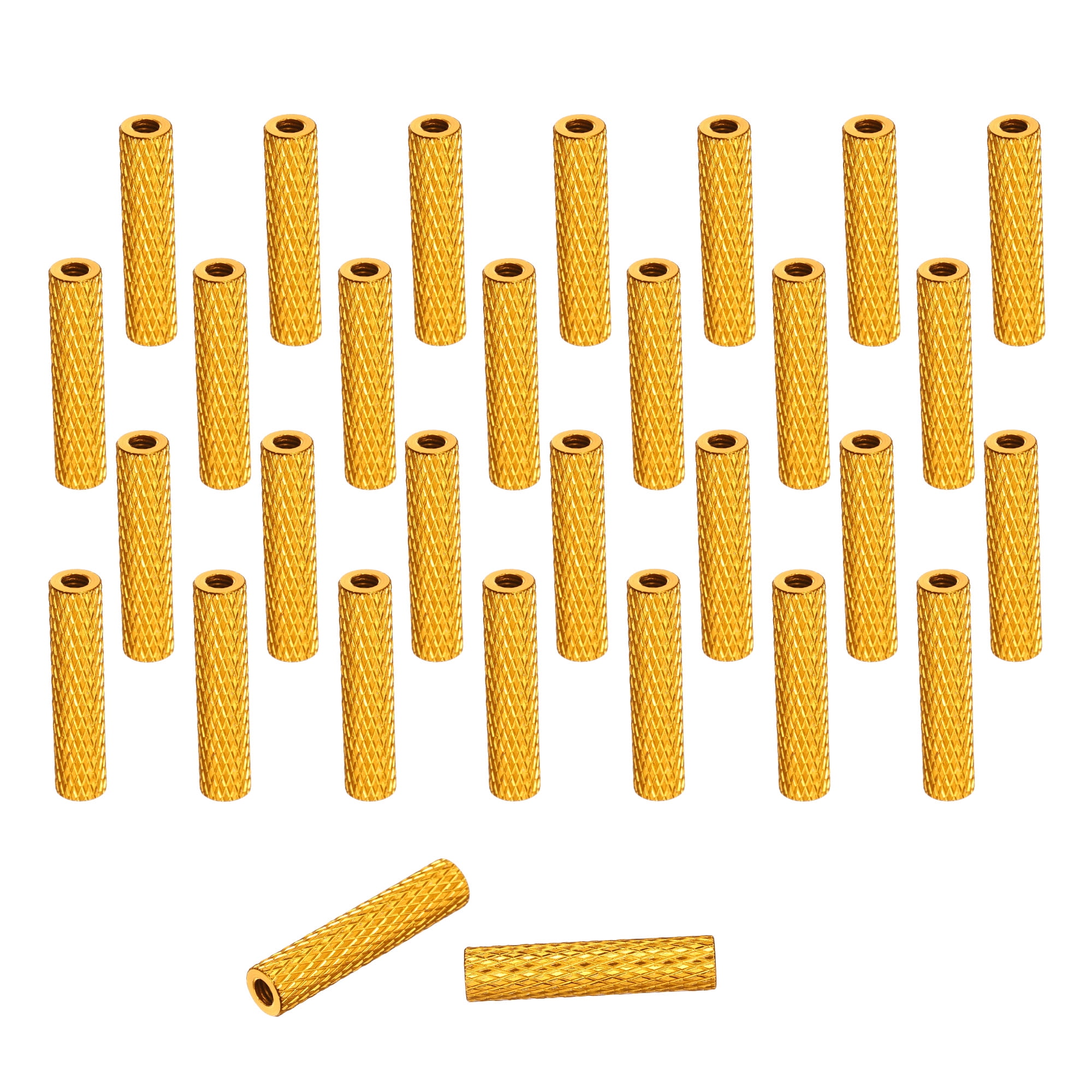 30 Pcs M3 x 23mm Knurled Aluminum Standoff Mesh Spacer Column for FPV ...