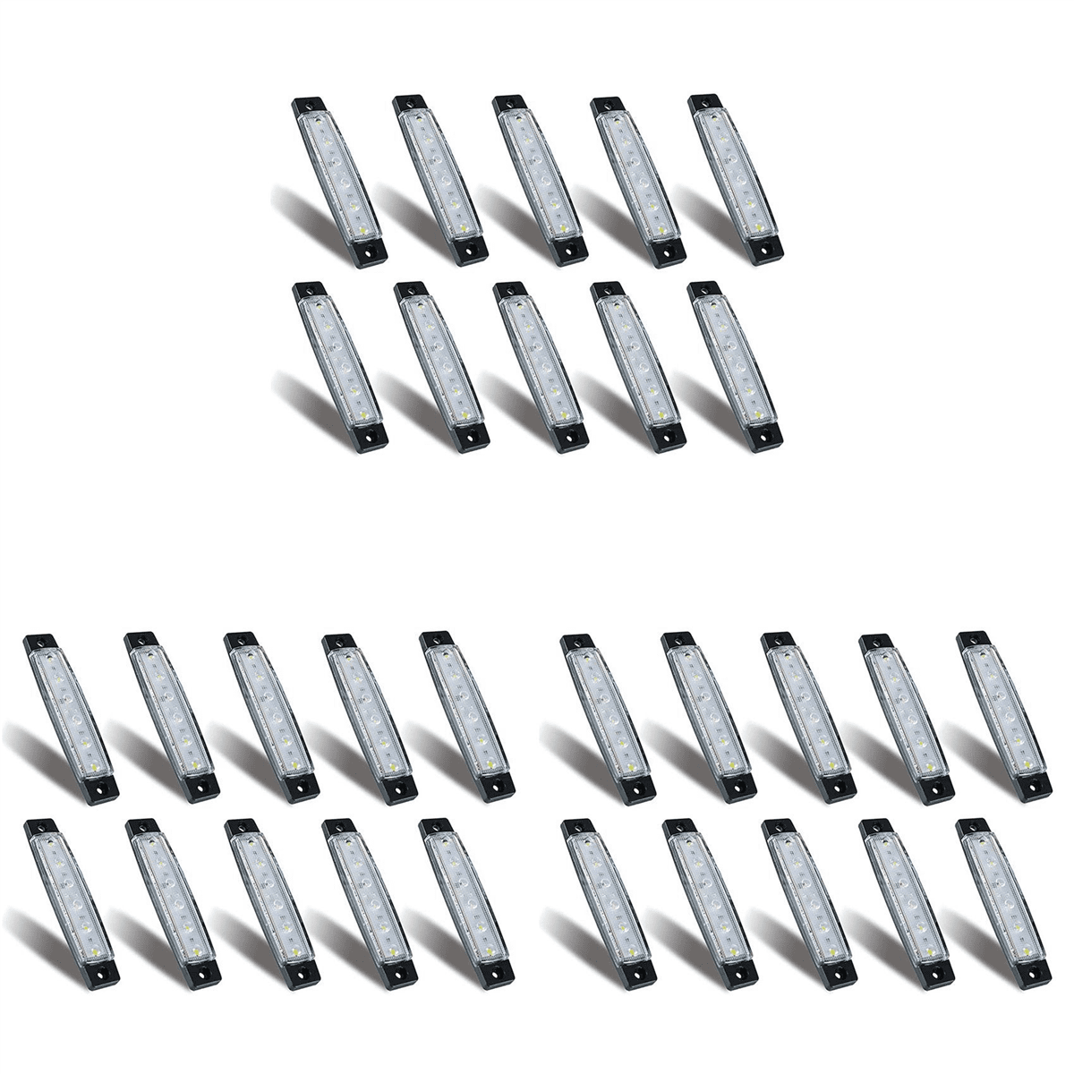 30 Pcs Marine Boat Lights,12V 24V Waterproof Interior Navigation Strip ...
