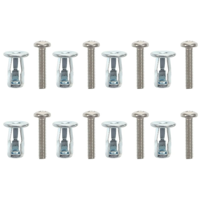 30 Pcs Metal Hollow Door Anchor Threaded Screw Nuts Fasteners Petal ...