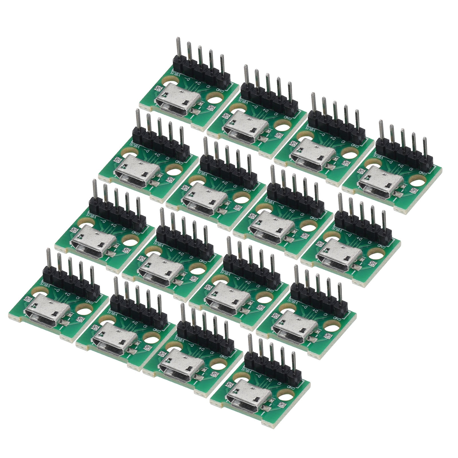 30 Pcs MiCro USB to Dip Female Sockets Type B 5pin Adapter Board Female ...