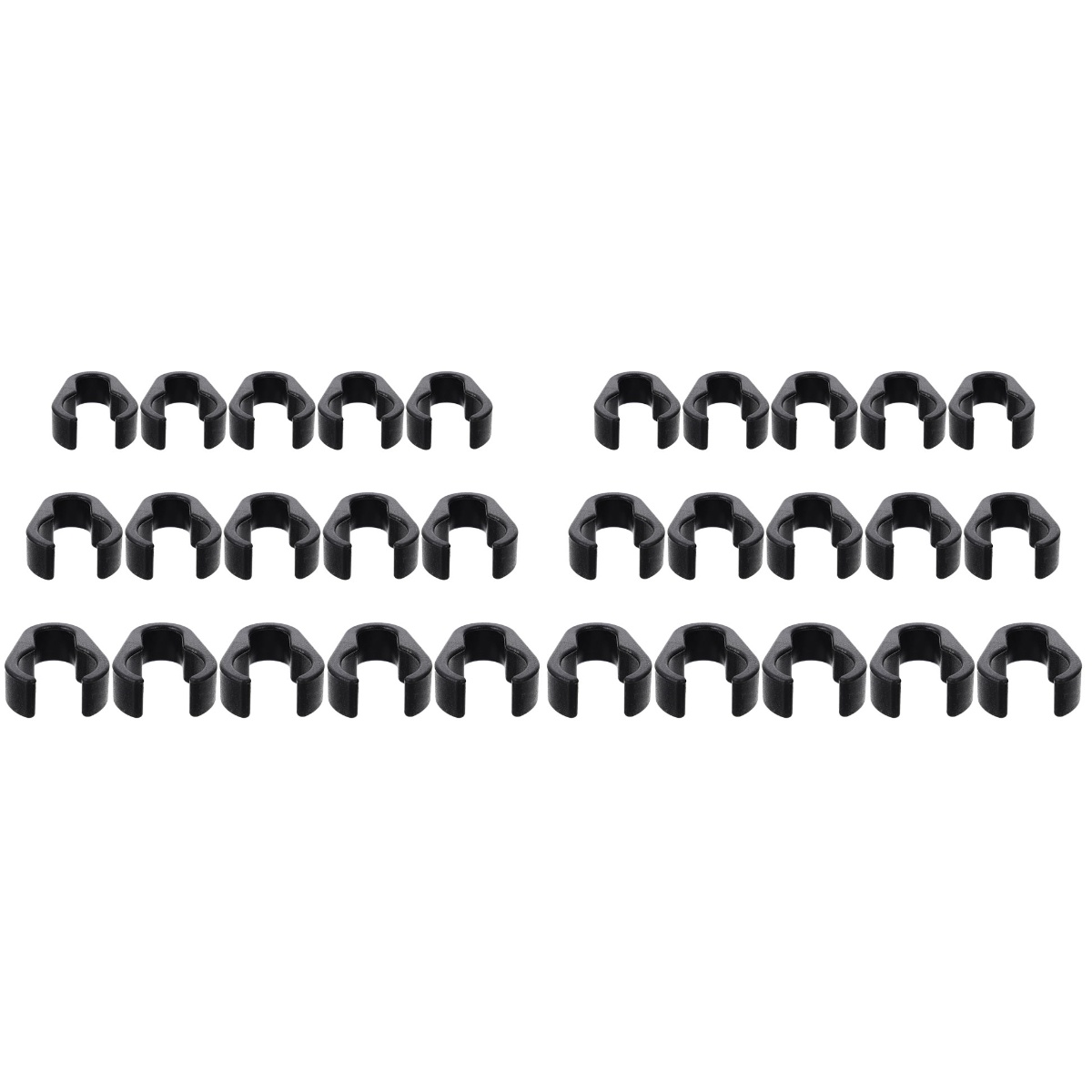 30 Pcs Microphone Cable Holder Plastic Clip Organizer Clamp with Stand ...