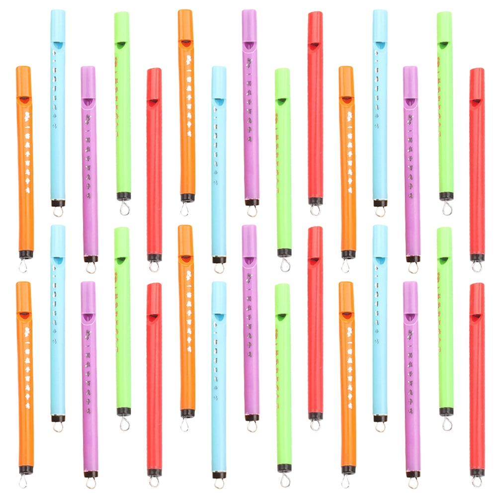 OUNONA 30pcs Small Bird Whistles for Kids Lightweight Portable Plastic ...