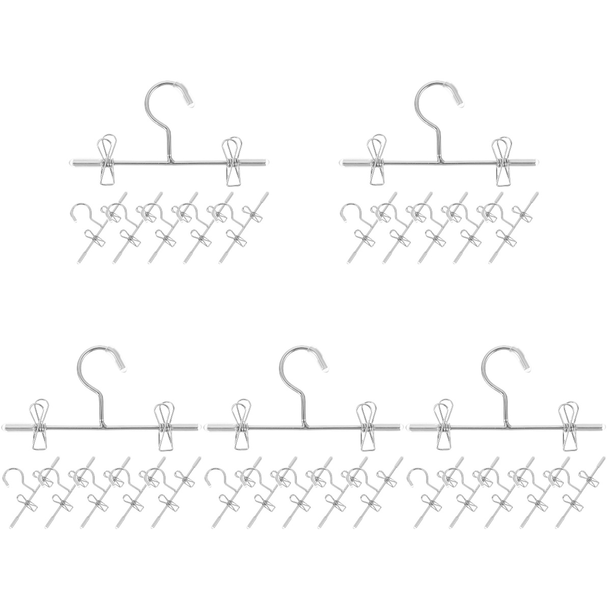 30 Pcs Mini Hangers Miniature Metal Hanger Doll Clothes Hanger Mini ...