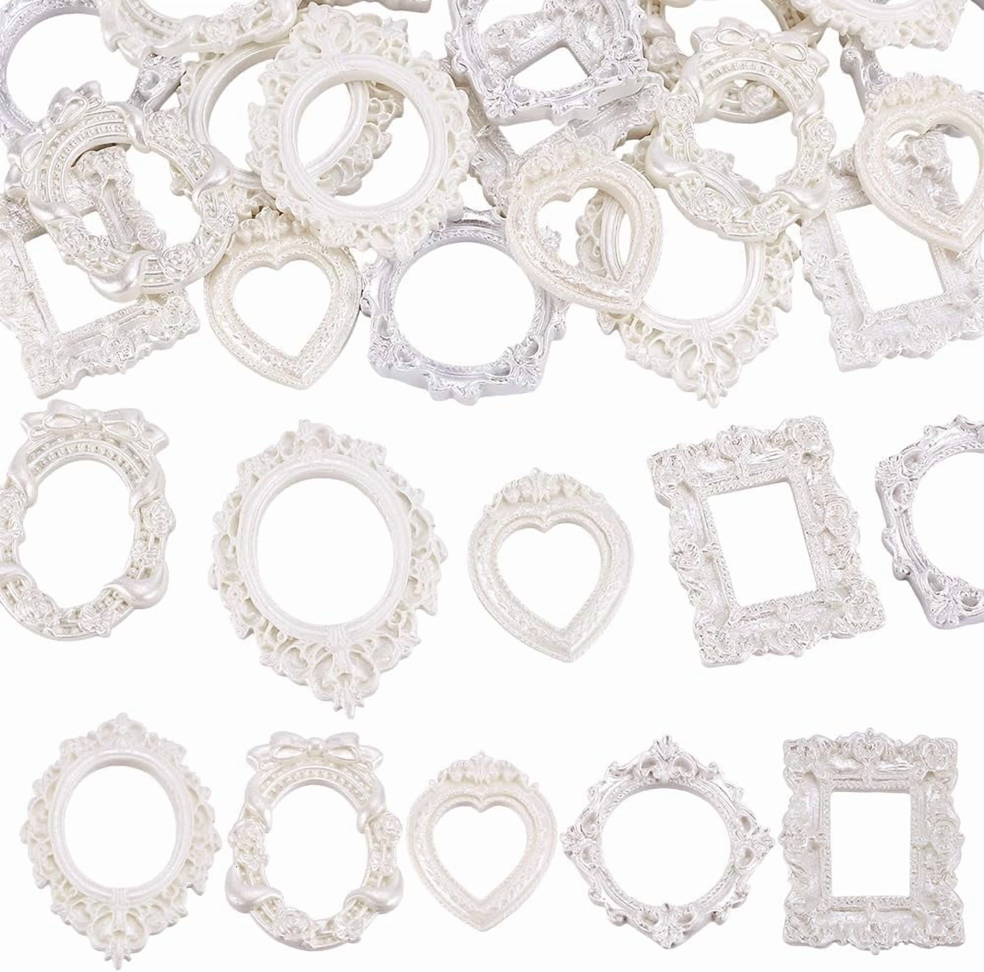 30 Pcs Mini Vintage Resin Picture Frames 5 Styles Retro European ...