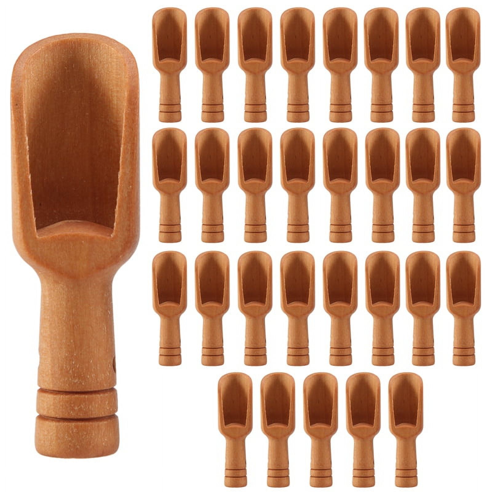 30 Pcs Mini Wooden Spoon, Mini Bath Salt Spoon, Wooden Candy Spoon ...