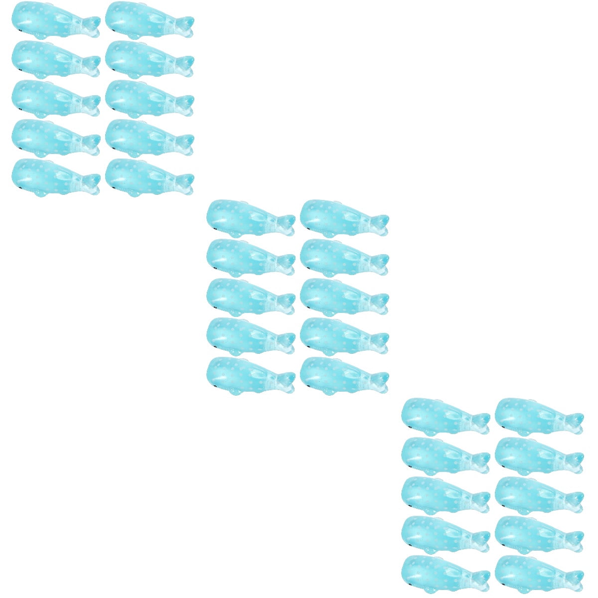 30 Pcs Miniature Ocean Animals Mini Resin Whale Figurines Tiny Whale ...