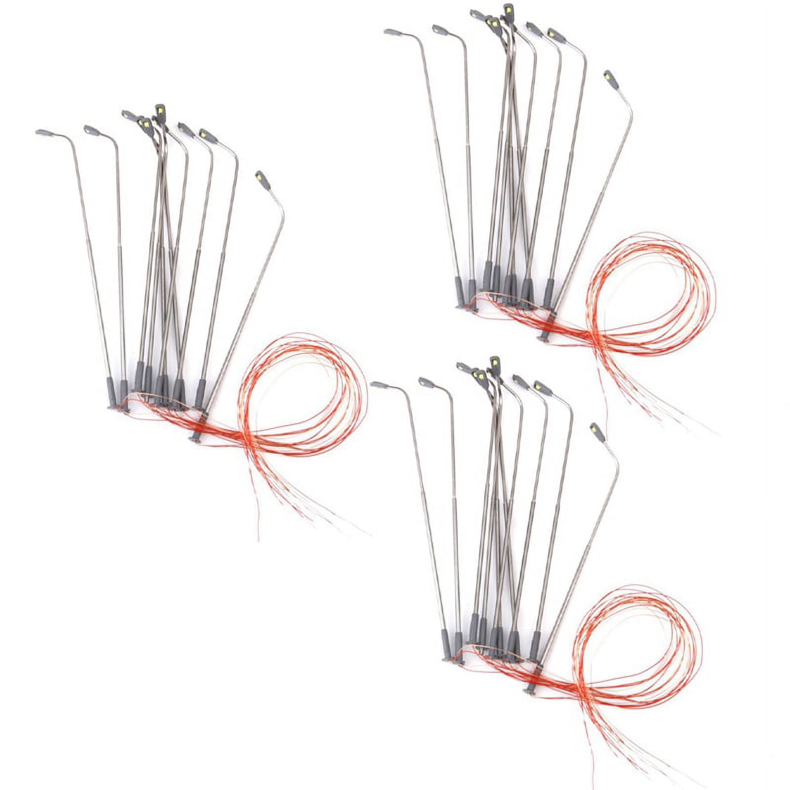 30 Pcs Model LED Street Lamp Lighting Single Train Layout Landscape 1: ...