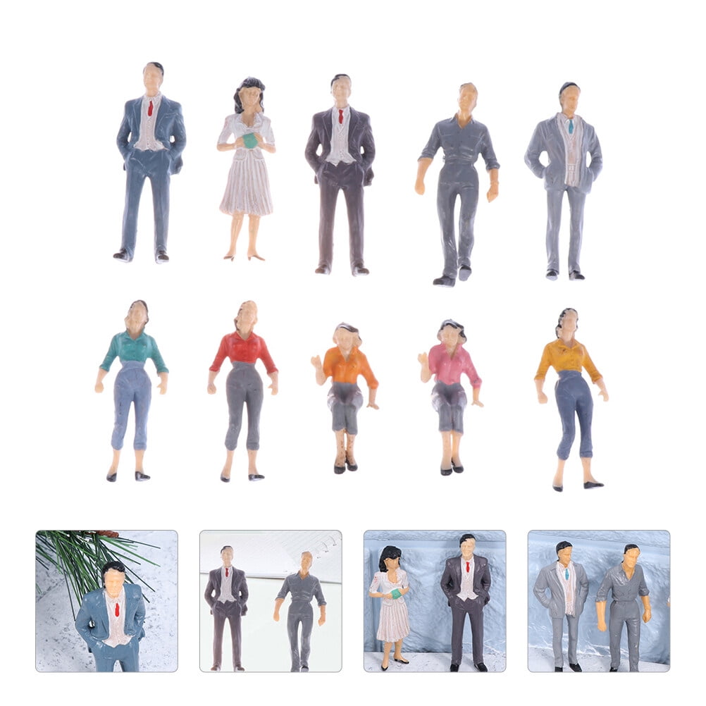 30 Pcs Model Man Miniature People Figurines for Crafts Decor Number ...