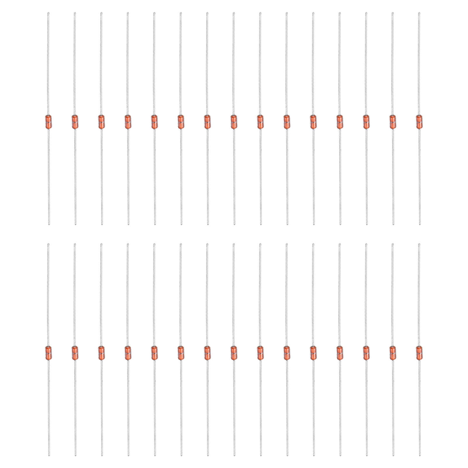 30 Pcs NTC Thermistors Resistors MF58 3950B 100K-5% Ohm Glass Sealed ...