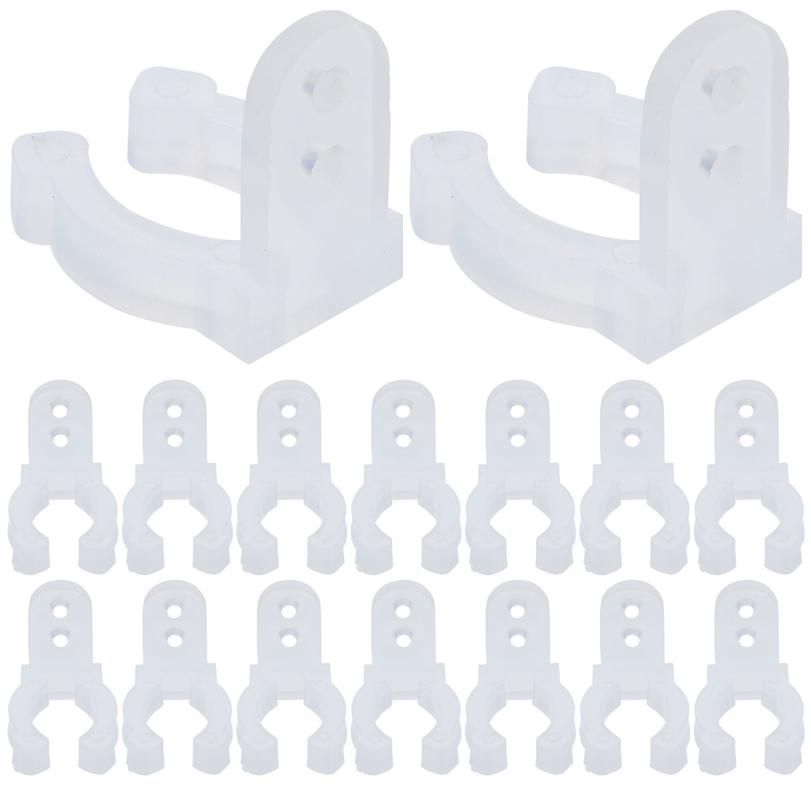 30 Pcs Neon LED Strip Light Mounting Clips Christmas Lights Gutter ...