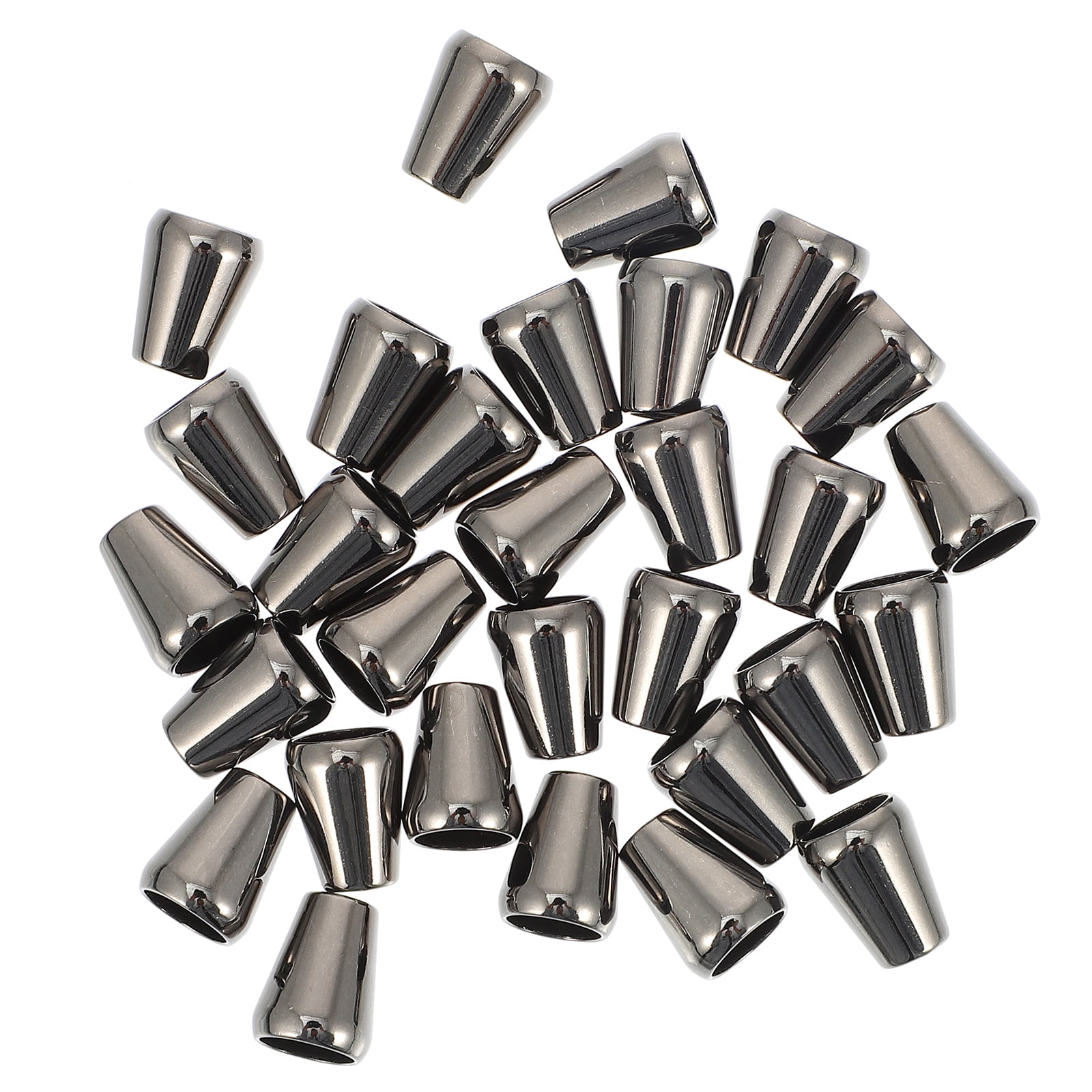 30 Pcs Nylon Cap Rope Drawstring Ends Cord Buckles Clothing Buttons ...