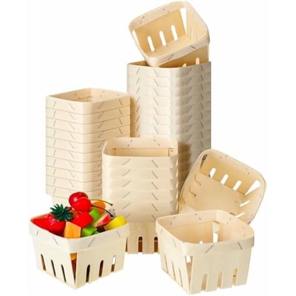 Wooden Berry Baskets
