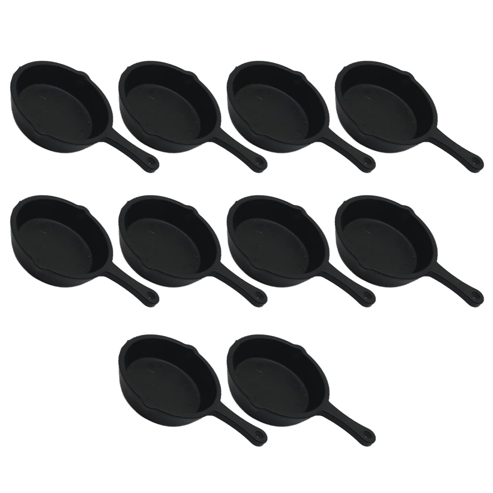 Eease 30 Pcs Mini Frying Pans Simulation Cooking Pan Models Miniature ...