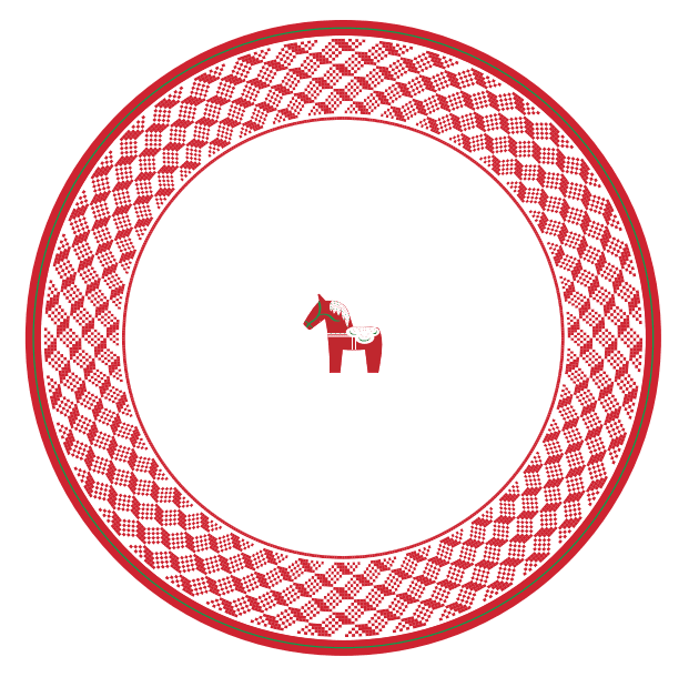 30 Pcs Paper Plates Disposable, 8.5 inch Red Horse Round Dessert Cake ...