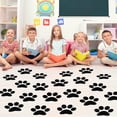 30 Pcs Paw Print Floor Decal 7.5" Large Pawprints Wall Cling Self ...