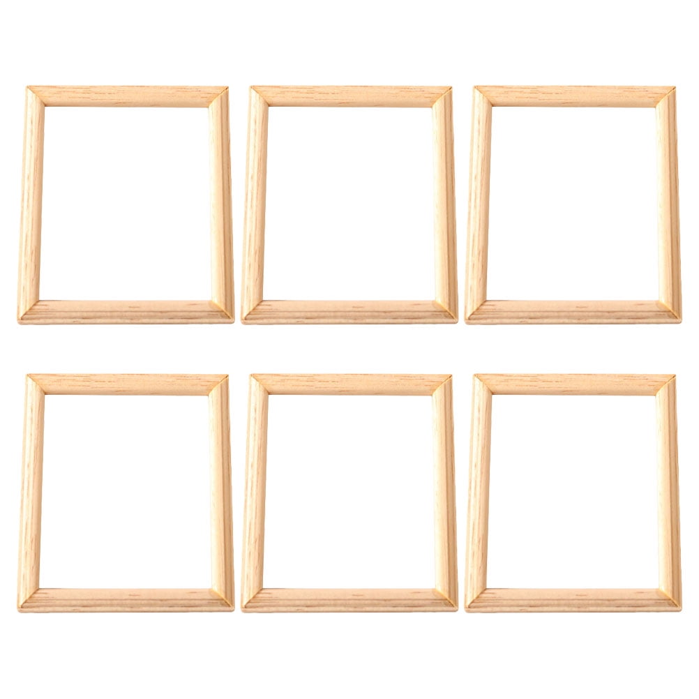 30 Pcs Photo Frame Miniature Frames Micro Wooden Picture Display Shelf ...