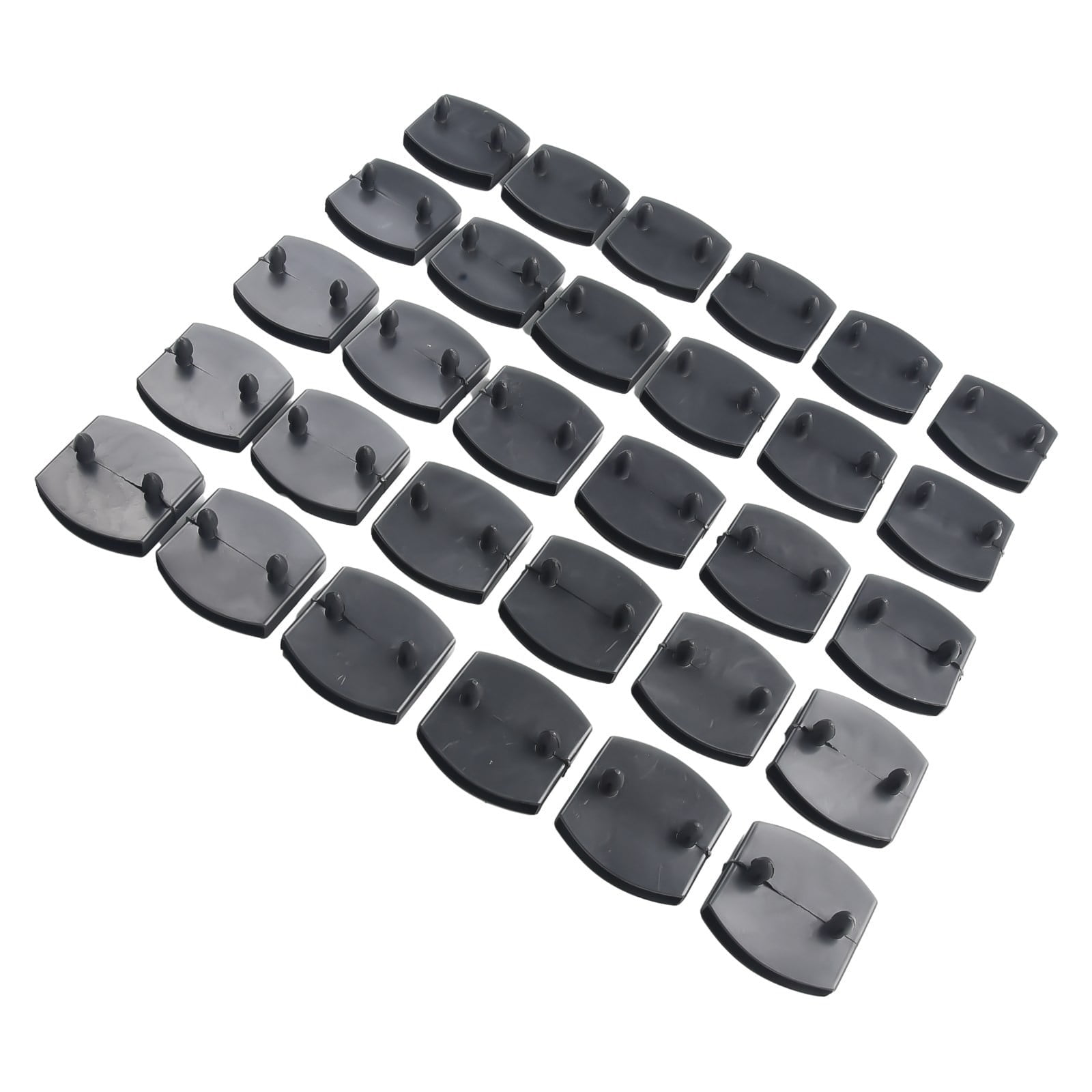 30 Pcs Plastic Bed Slat End Cap Holders Sofa Bed Slat Sides Centre Cap ...