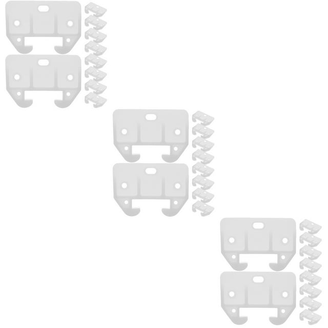 30 Pcs Plastic Drawer Track Guides Track Rail Slides Replacement ...