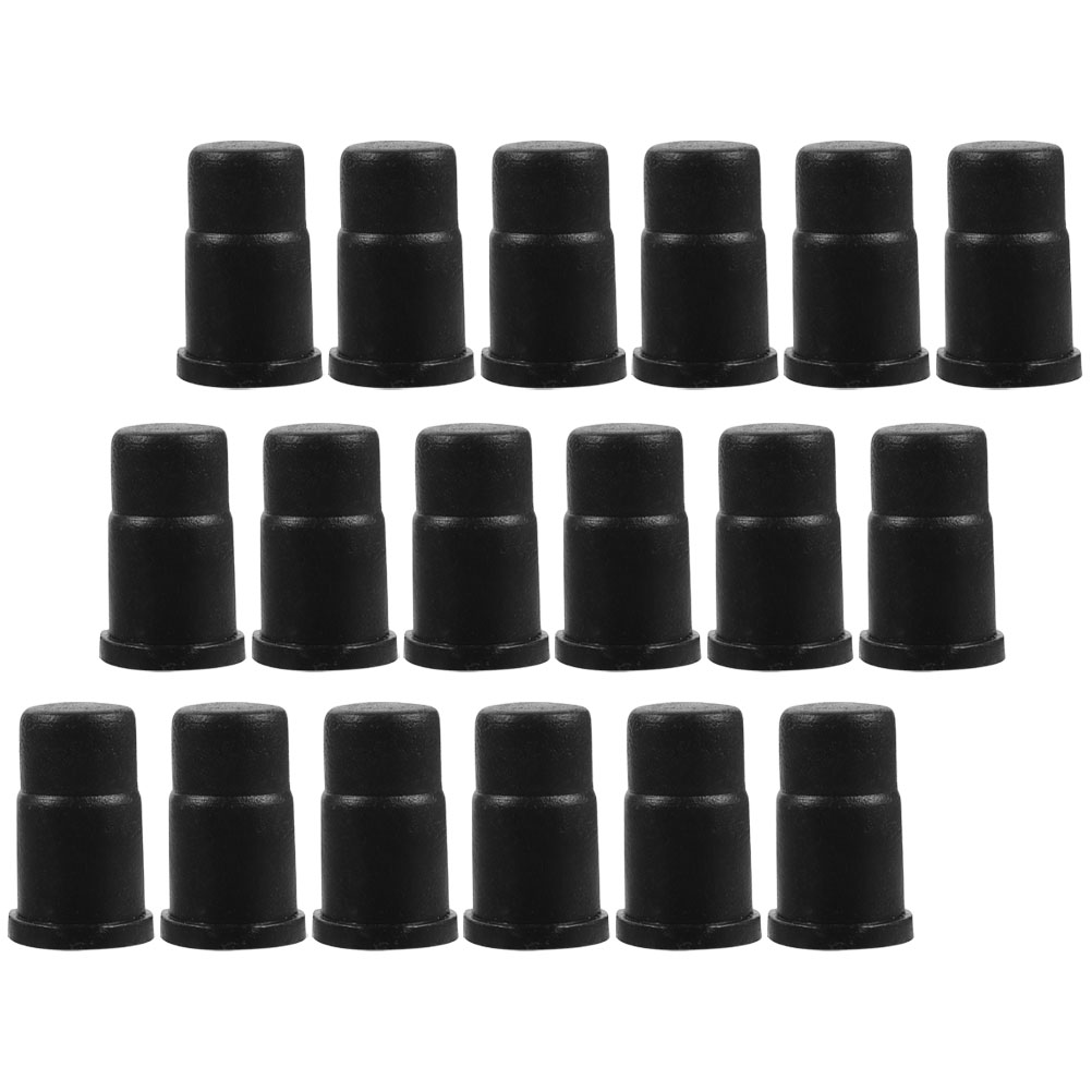 30 Pcs Pole Caster Rubber Cap Mounting For Chair Leg Stem Inserts ...